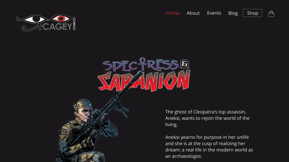 Cagey Comics – The Blue Wall